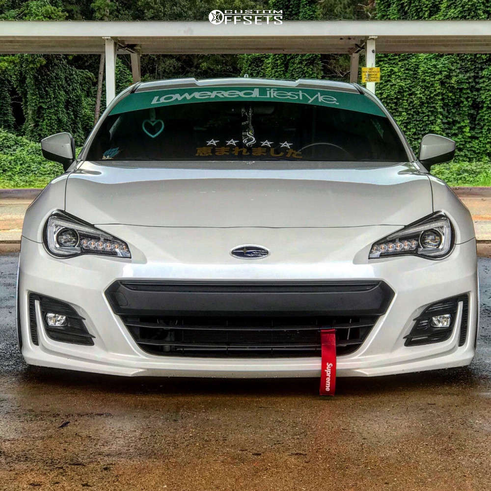 2018 Subaru BRZ with 18x9.5 35 Aodhan Ah03 and 215/35R18 Crosswind A/t ...