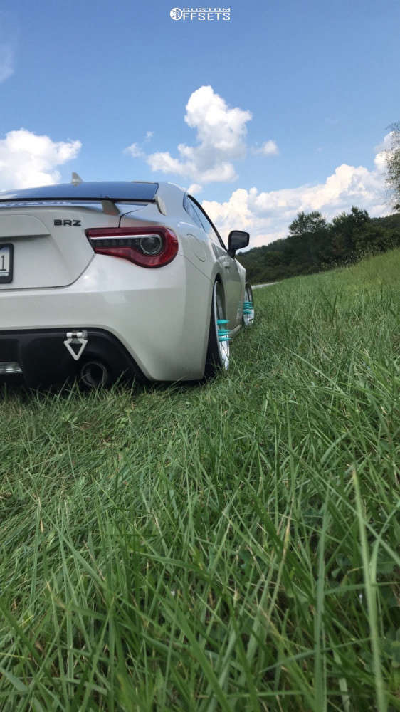 2018 Subaru BRZ with 18x9.5 35 Aodhan Ah03 and 215/35R18 Crosswind A/t ...