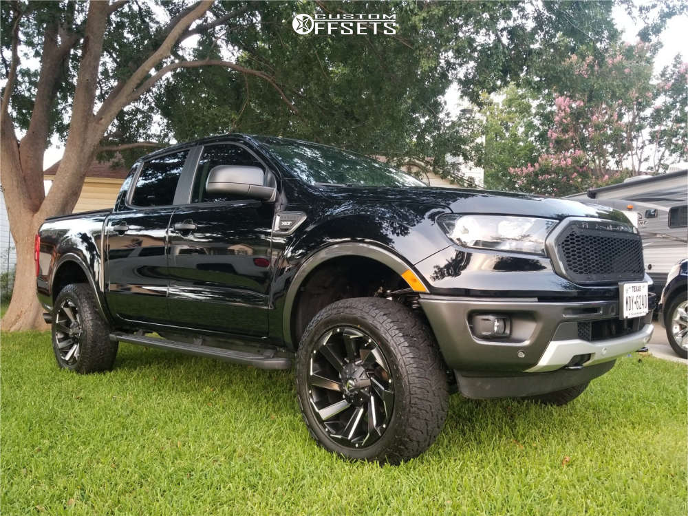 2019 Ford Ranger with 20x9 1 Fuel Razor and 285/55R20 Gladiator XComp ...
