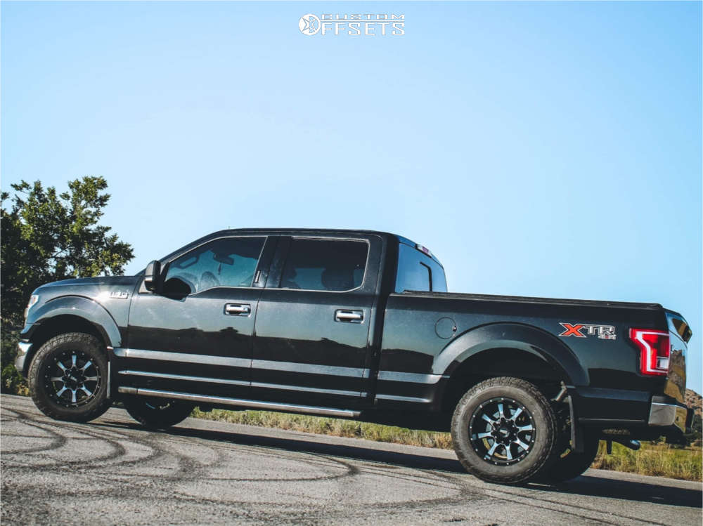 2015 Ford F-150 with 18x10 -24 Moto Metal Mo970 and 275/65R18 Nitto ...