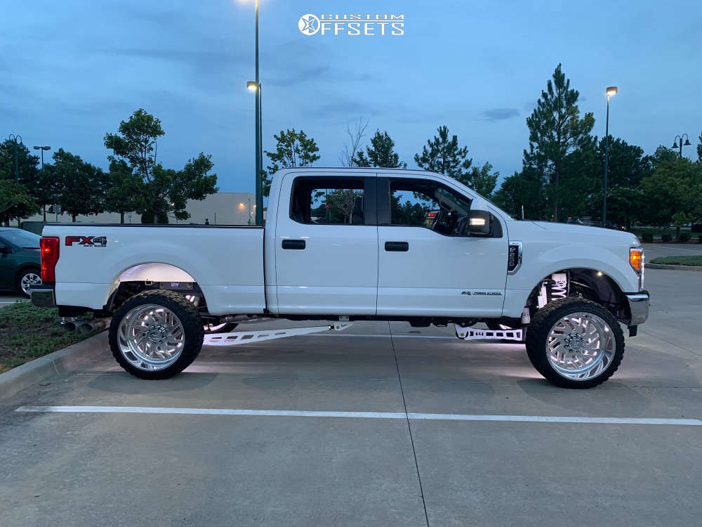2017 Ford F-250 Super Duty with 24x12 -40 American Force Kash Ss and 35 ...