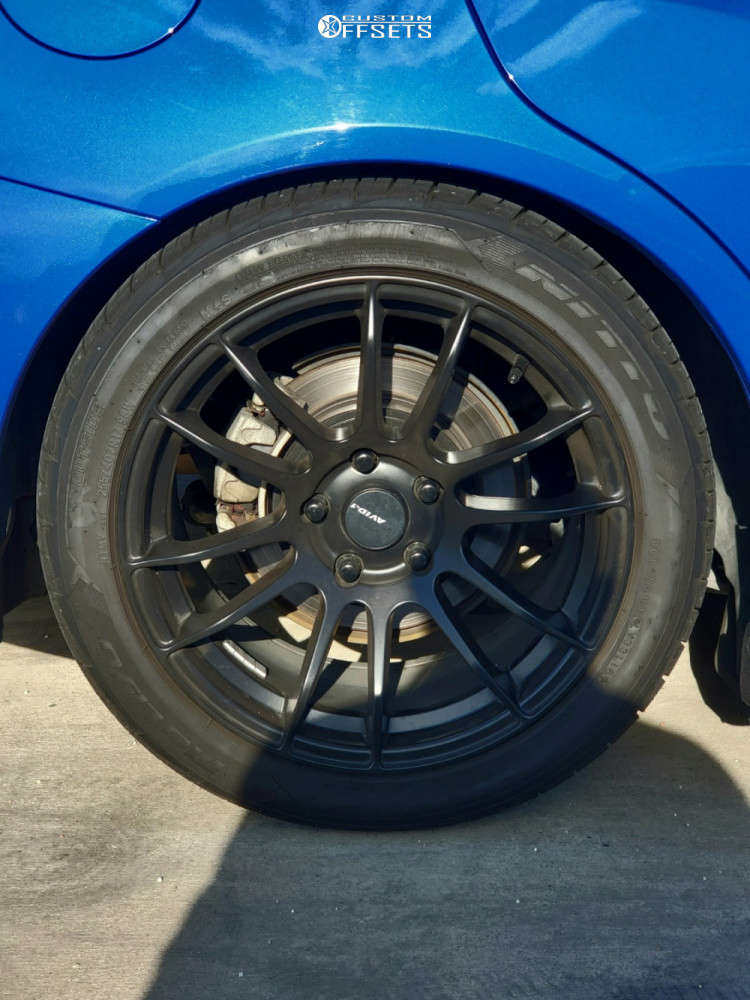 2015 Subaru WRX with 17x9 38 AVID1 AV20 and 255/40R17 Nitto Motivo and ...