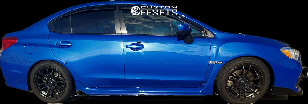 2015 Subaru WRX with 17x9 38 AVID1 AV20 and 255/40R17 Nitto Motivo and ...
