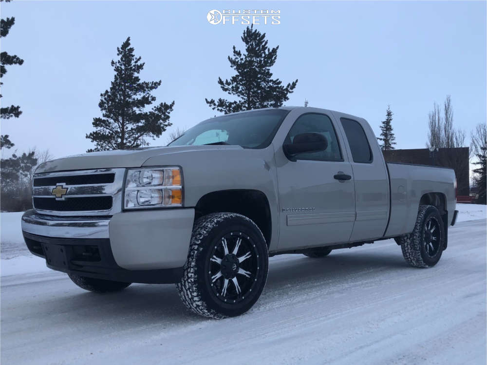 2009 Chevrolet Silverado 1500 with 20x9 1 Fuel Nutz and 33/12.5R20 ...
