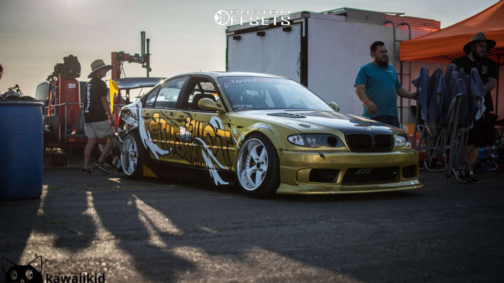 2000 BMW 3 Series with 18x10 23 SSR Vienna Courage and 225/40R18 Falken ...