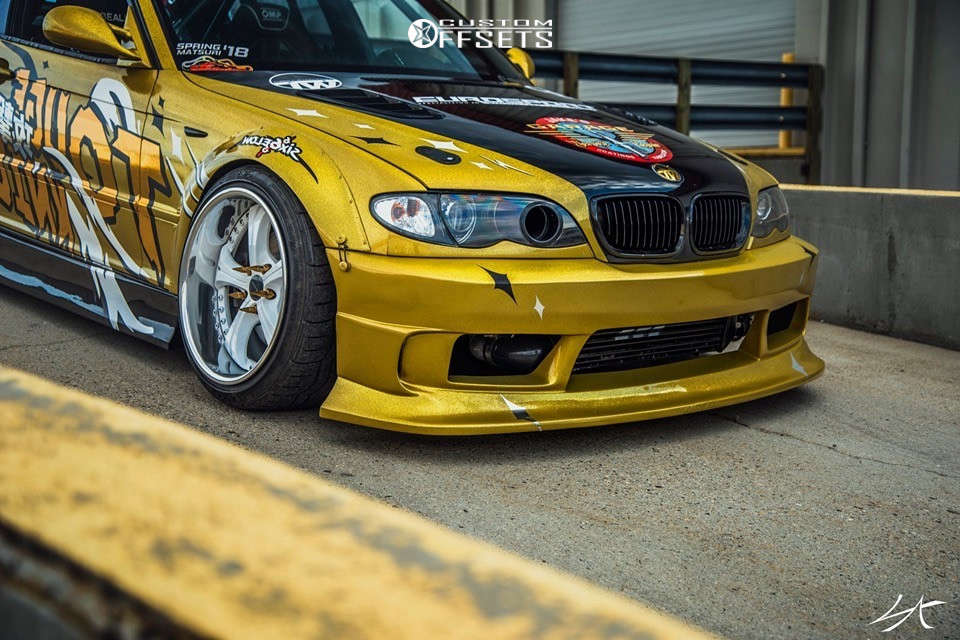 2000 BMW 3 Series with 18x10 23 SSR Vienna Courage and 225/40R18 Falken ...