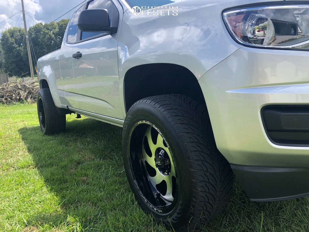 2019 Chevrolet Colorado with 20x10 -19 Monster Offroad M07 and 275 ...