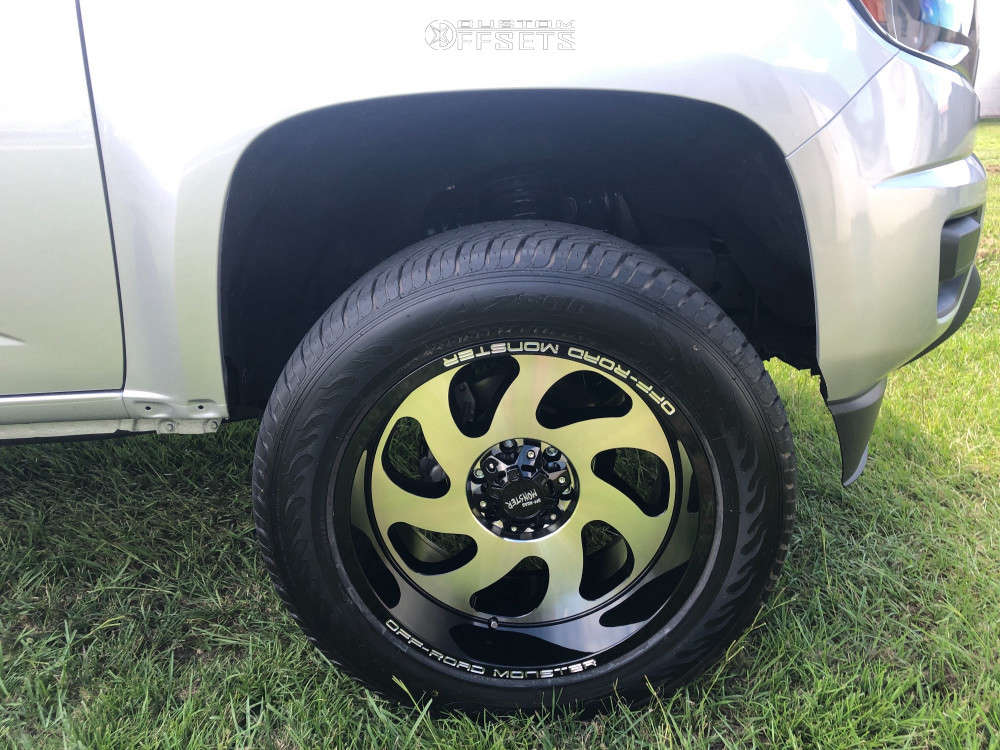 2019 Chevrolet Colorado with 20x10 -19 Monster Offroad M07 and 275 ...