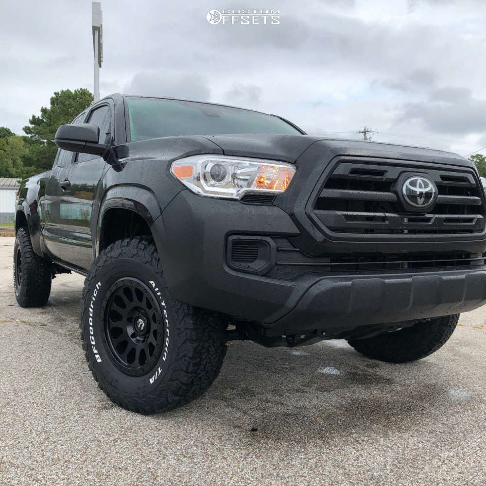 2018 Toyota Tacoma with 16x8 1 Fuel Vector and 265/75R16 BFGoodrich All ...