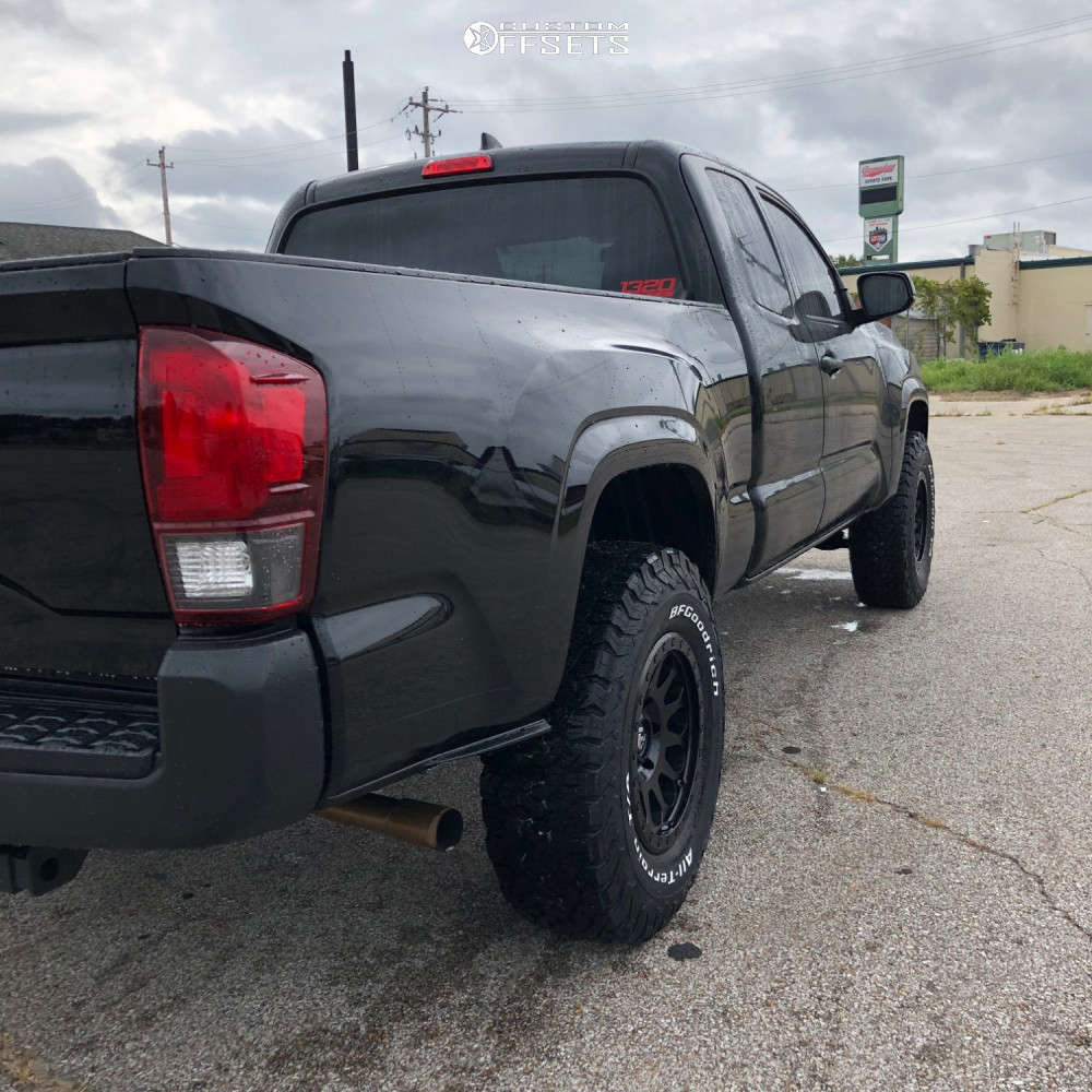 2018 Toyota Tacoma with 16x8 1 Fuel Vector and 265/75R16 BFGoodrich All ...