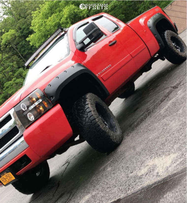 2008 Chevrolet Silverado 1500 with 18x10 -24 Moto Metal Mo970 and 265 ...