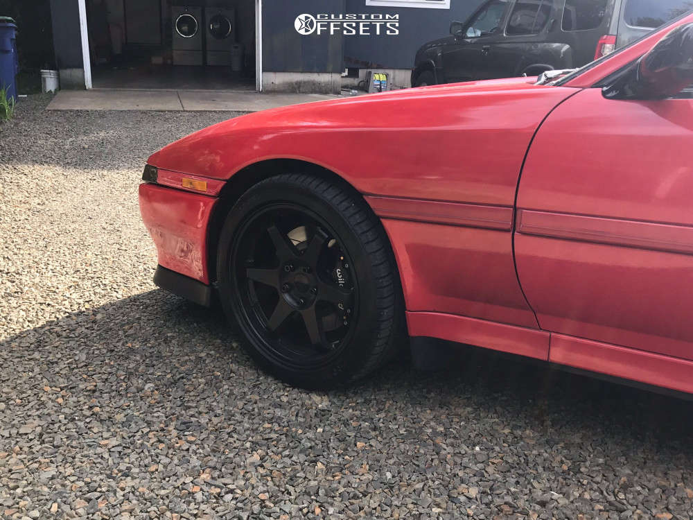 1988 Toyota Supra with 18x8.5 30 ESR Sr07 and 245/40R18 Michelin Pilot ...