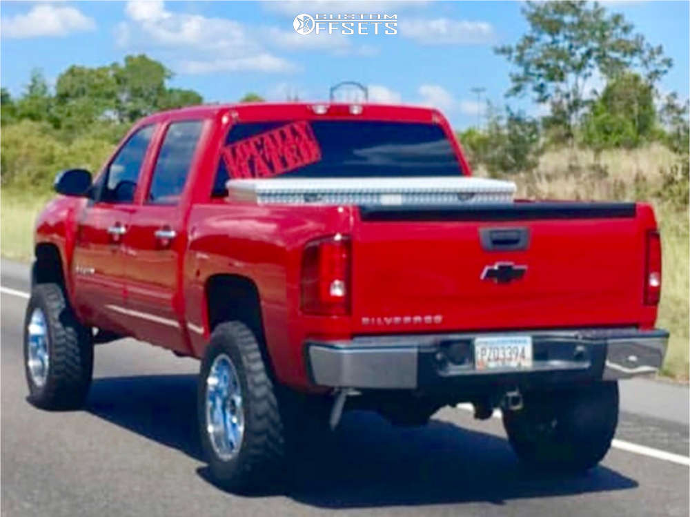 2012 Chevrolet Silverado 1500 with 20x10 -24 Anthem Off-Road Gunner and ...