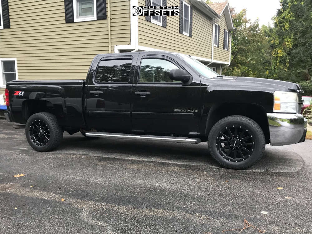 2008 Chevrolet Silverado 2500 HD with 20x9 10 MKW M96 and 285/55R20 ...
