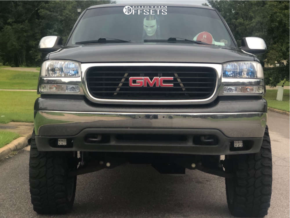 2001 GMC Sierra 1500 with 24x10 31 Factory Reproductions Fr55 and 35/12 ...