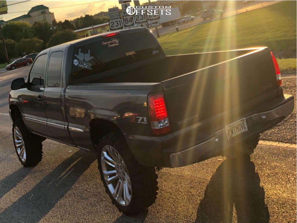 2001 GMC Sierra 1500 with 24x10 31 Factory Reproductions Fr55 and 35/12 ...