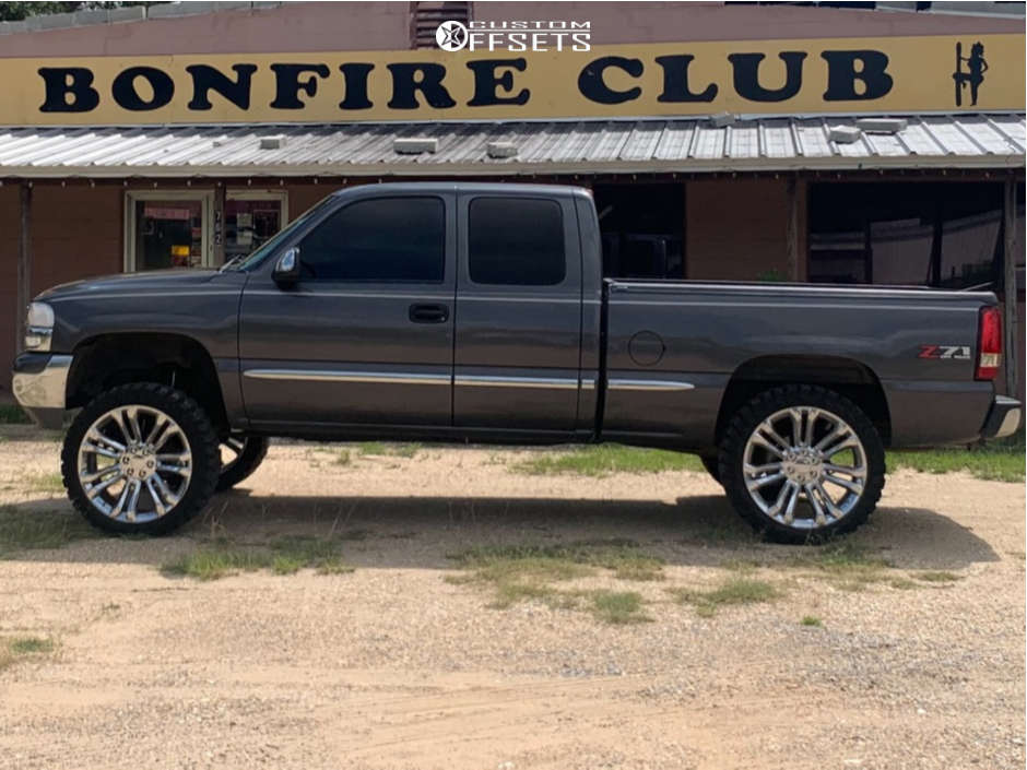 2001 GMC Sierra 1500 with 24x10 31 Factory Reproductions Fr55 and 35/12 ...