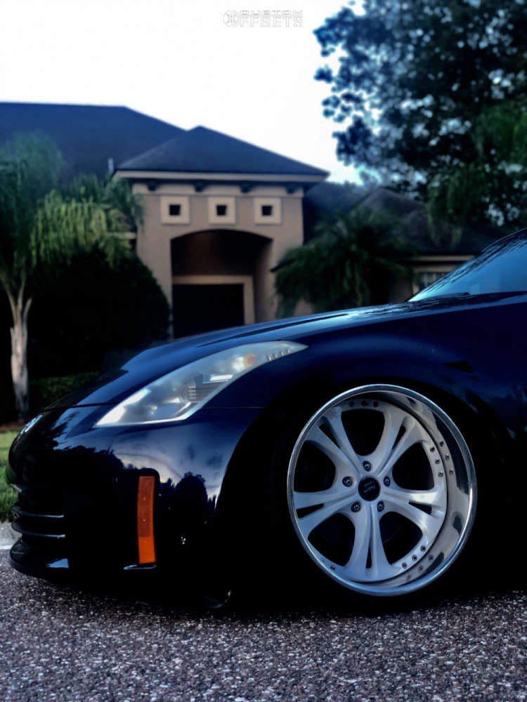 2007 Nissan 350Z Wheel Offset Nearly Flush Coilovers | 778789 | Custom ...