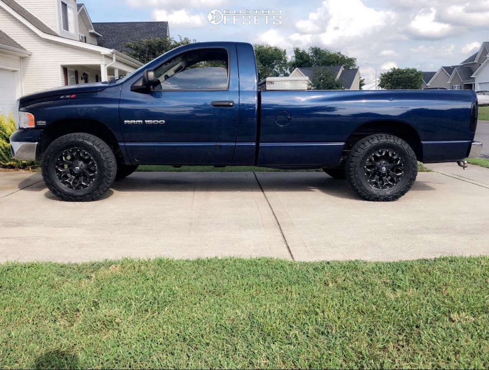 2004 Dodge Ram 1500 with 17x9 1 Fuel Assault and 33/12.5R17 BFGoodrich ...