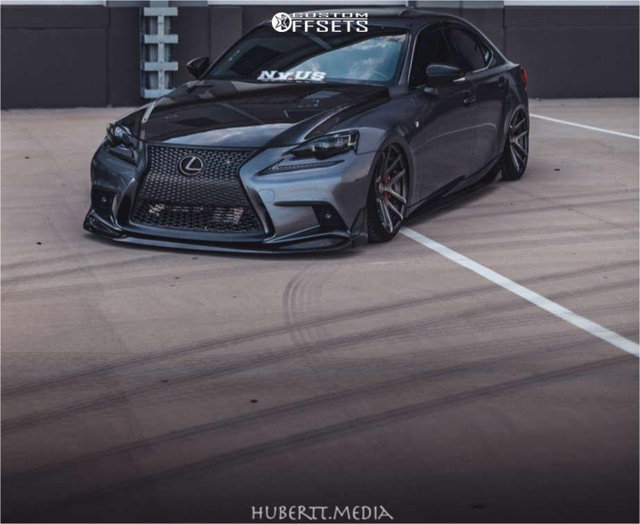 2014 Lexus IS350 with 19x9.5 32 Rotiform Sna and 225/35R19 Michelin ...