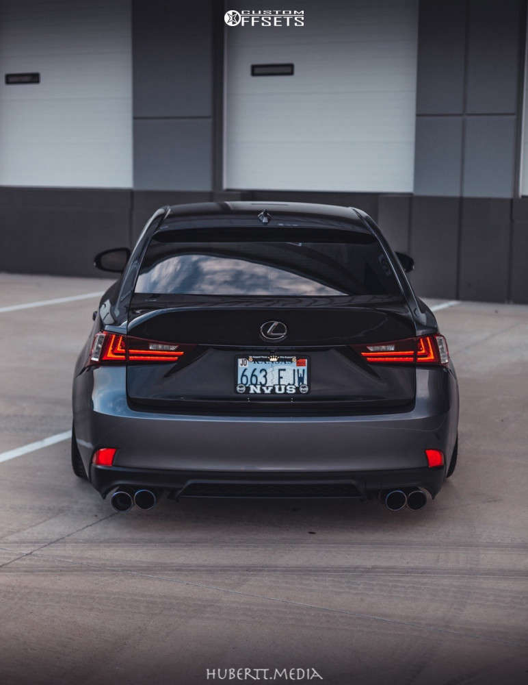 2014 Lexus IS350 with 19x9.5 32 Rotiform Sna and 225/35R19 Michelin ...