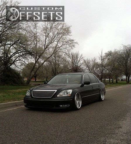 2004 Lexus LS430 with 19x9 4 Leon Hardiritt Ritters and 215/35R19 ...