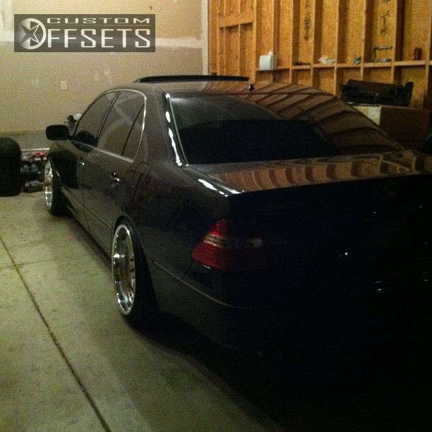 2004 Lexus LS430 with 19x9 4 Leon Hardiritt Ritters and 215/35R19 ...