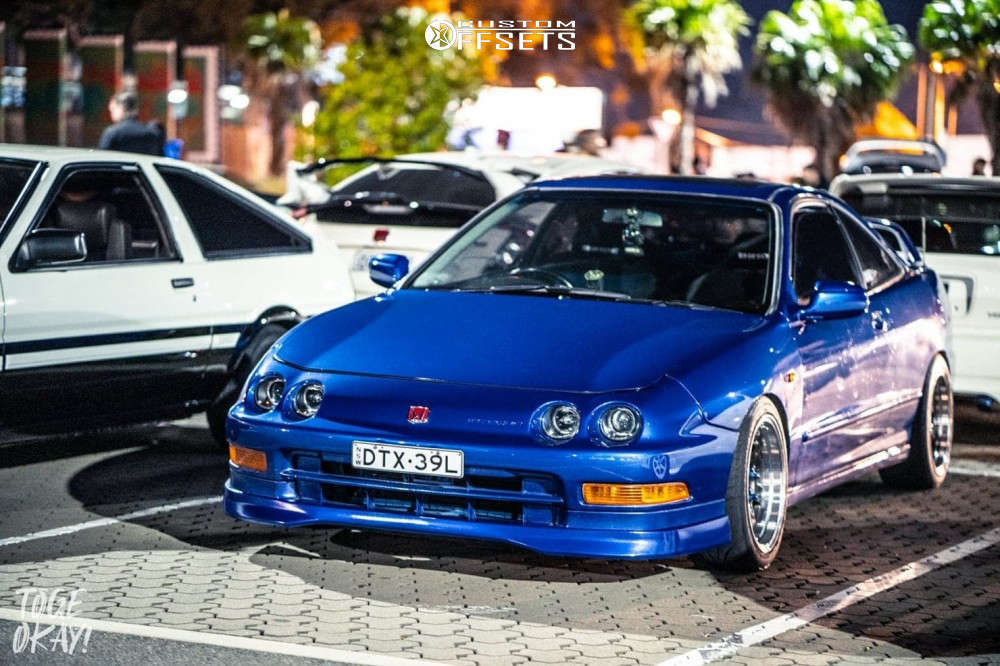 1997 Acura Integra with 16x8 20 Rota Grid and 205/40R16 Federal 595 Rs ...