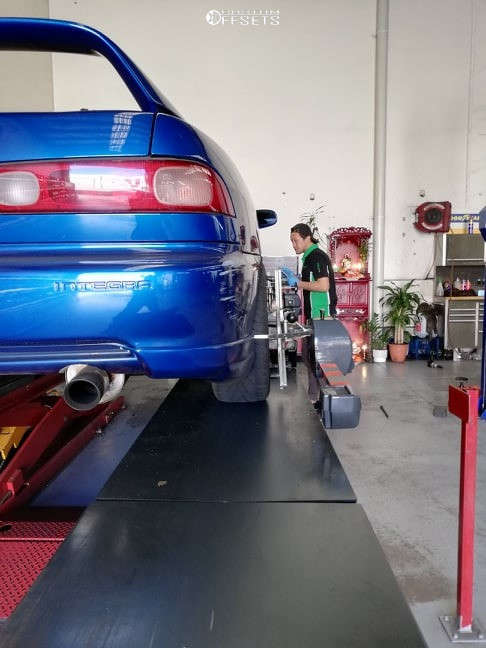 1997 Acura Integra with 16x8 20 Rota Grid and 205/40R16 Federal 595 Rs ...