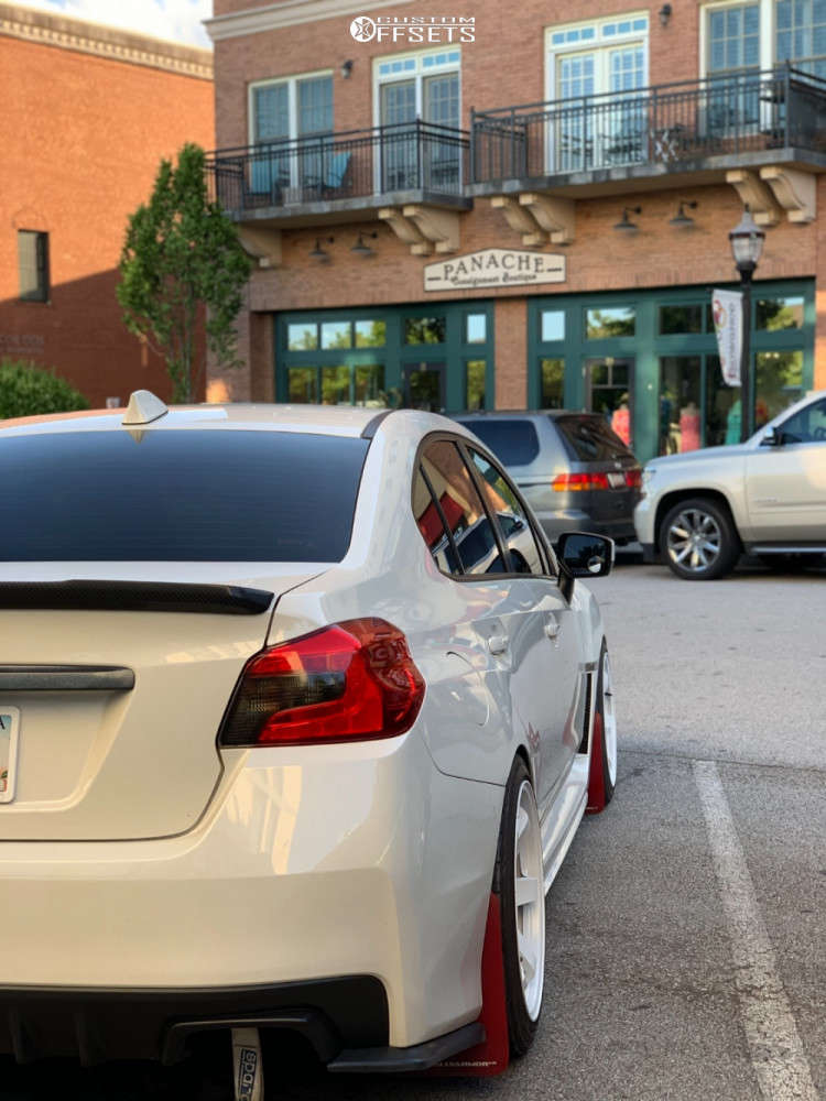 2017 Subaru WRX with 18x9.5 24 AVID1 AV6 and 245/40R18 Firestone Indy ...