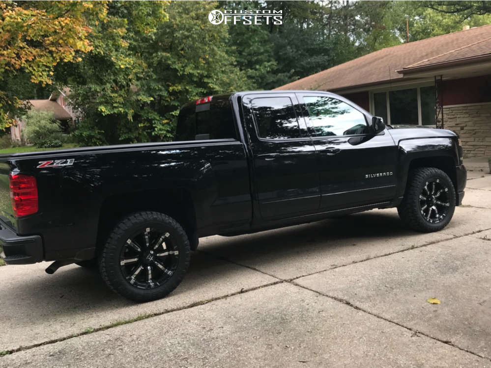 2016 Chevrolet Silverado 1500 with 20x9 10 RBP 94R and 33/12.5R20 Nitto ...
