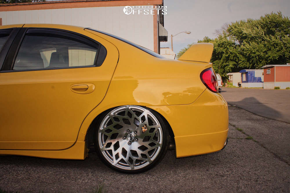 2003 Dodge Neon with 18x9.5 35 WatercooledIND Md1 and 215/35R18 Hankook ...