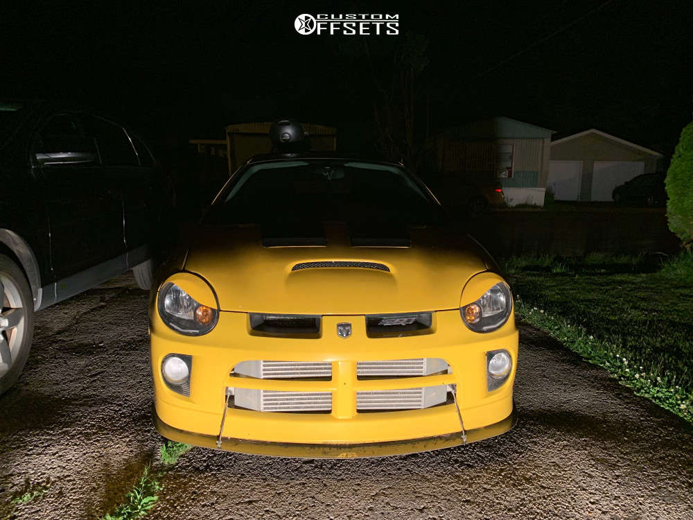 2003 Dodge Neon with 18x9.5 35 WatercooledIND Md1 and 215/35R18 Hankook ...