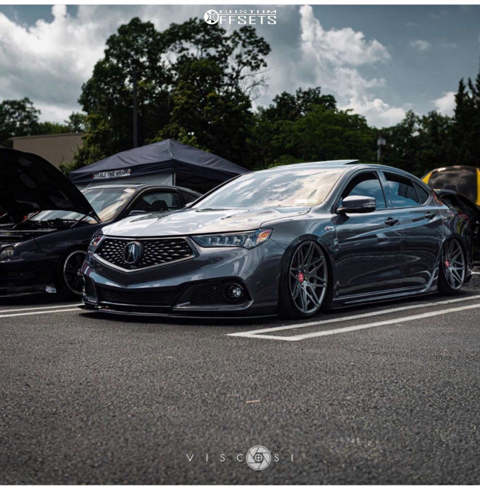 2019 Acura TLX with 20x10.5 48 VIP Modular Vrc13 and 235/35R20 Lexani ...