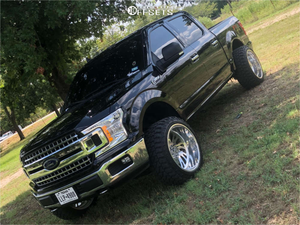 2018 Ford F-150 with 22x12 -44 Stealth Forged Alpha and 33/12.5R22 Fury ...