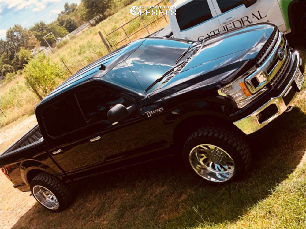2018 Ford F-150 with 22x12 -44 Stealth Forged Alpha and 33/12.5R22 Fury ...
