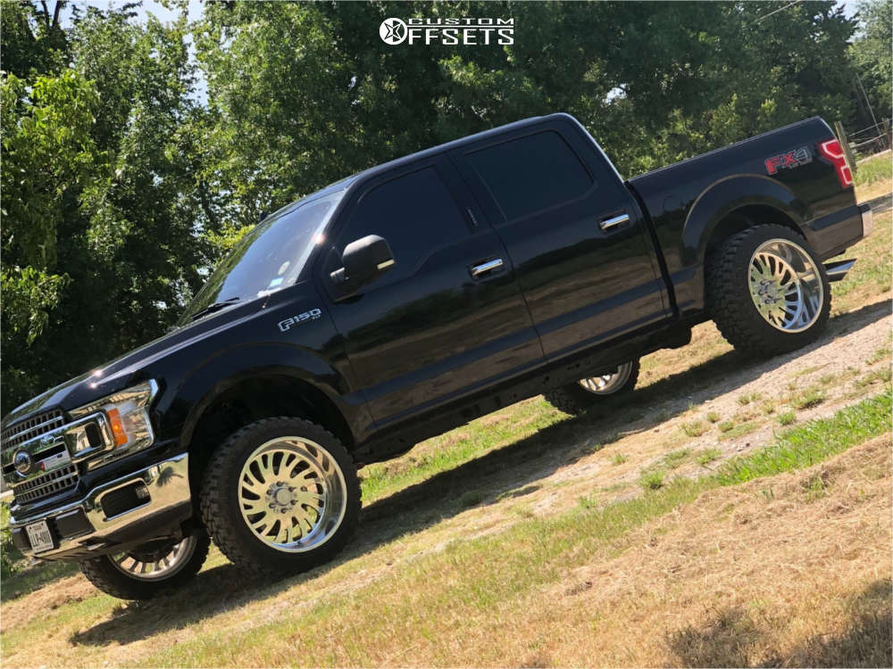 2018 Ford F-150 with 22x12 -44 Stealth Forged Alpha and 33/12.5R22 Fury ...