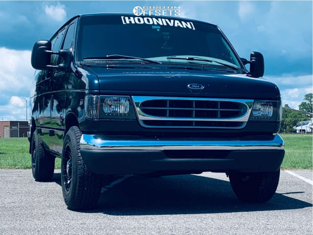 2000 Ford E-350 Super Duty with 17x9 0 Anthem Off-Road Instigator and 245/75R17 Atturo Trail ...