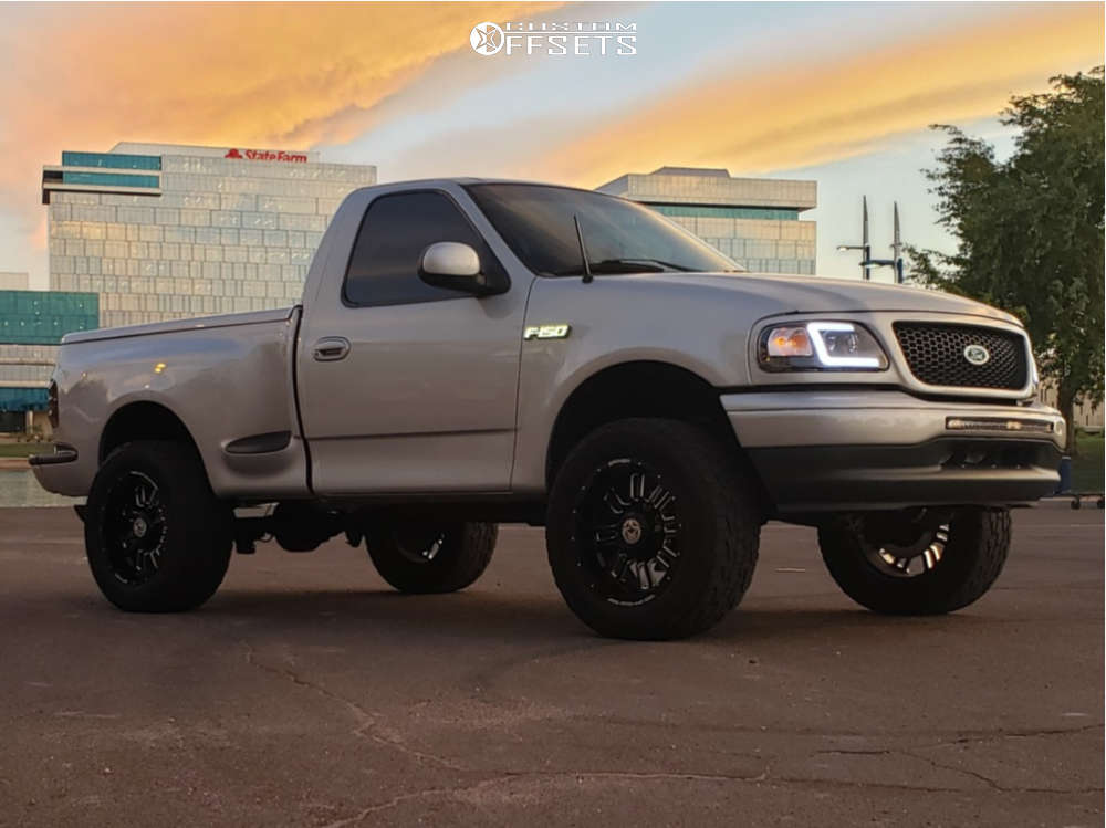 2002 Ford F-150 with 20x10 -24 Anthem Off-Road Enforcer and 305/55R20 ...