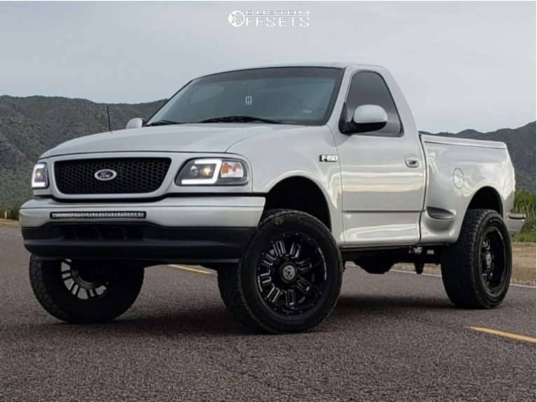 2002 Ford F-150 with 20x10 -24 Anthem Off-Road Enforcer and 305/55R20 ...