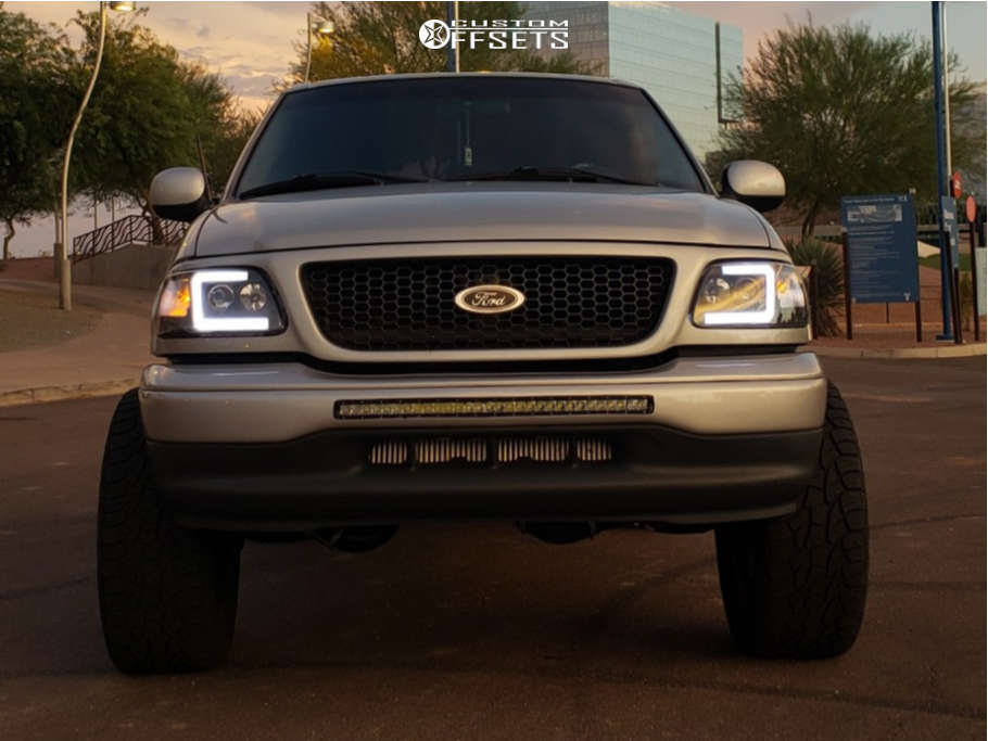 2002 Ford F-150 with 20x10 -24 Anthem Off-Road Enforcer and 305/55R20 ...