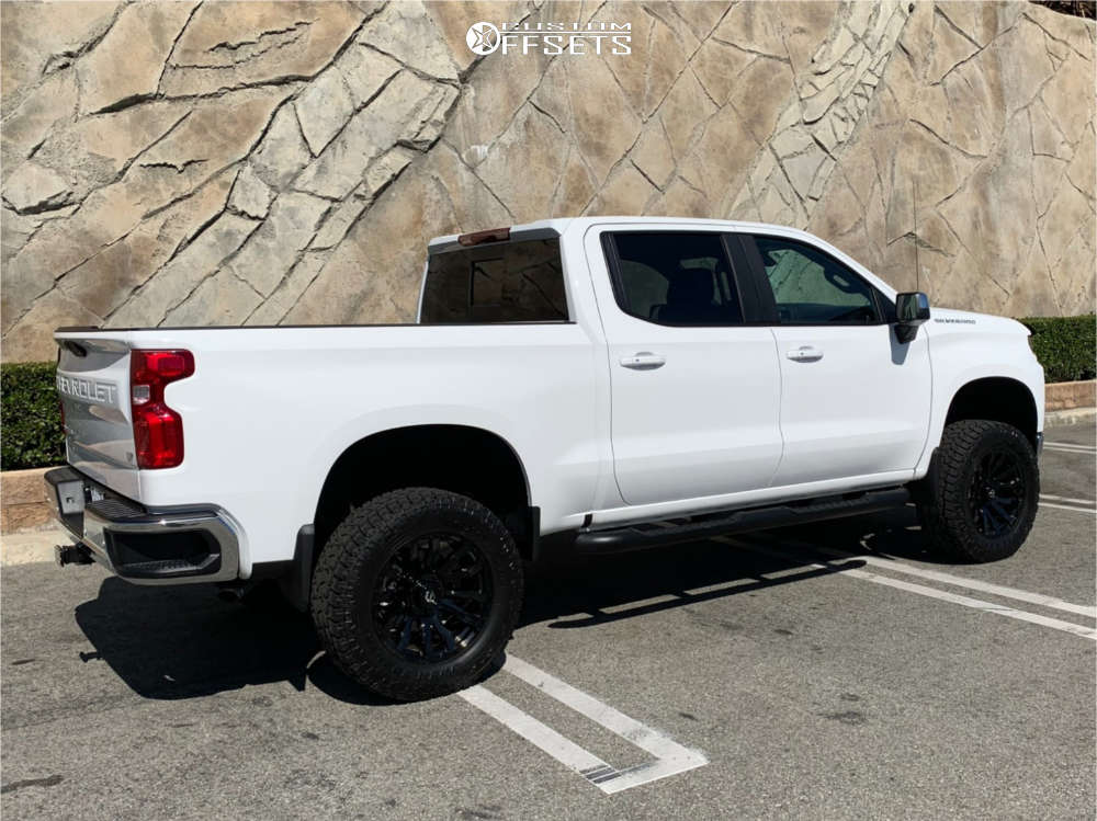 2019 Chevrolet Silverado 1500 with 20x9 1 Fuel Blitz and 35/12.5R20 ...