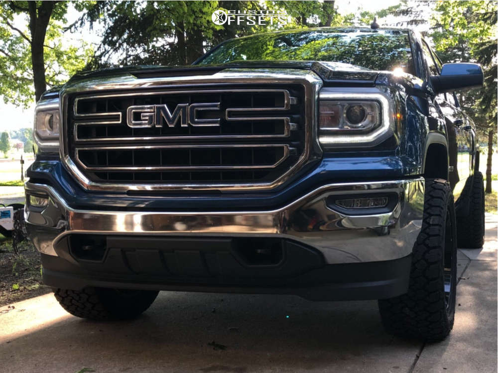 2016 GMC Sierra 1500 with 20x10 -19 Dropstars 645mb and 33/12.5R20 ...