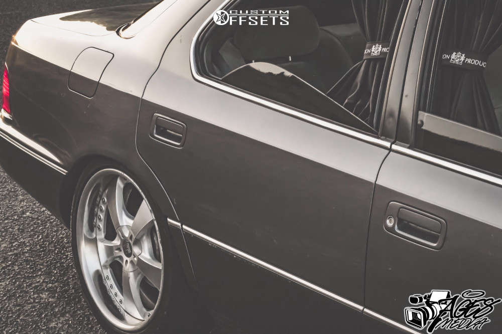 1990 Lexus LS400 with 19x9.5 30 Work LS Series and 235/35R19 Sentury ...