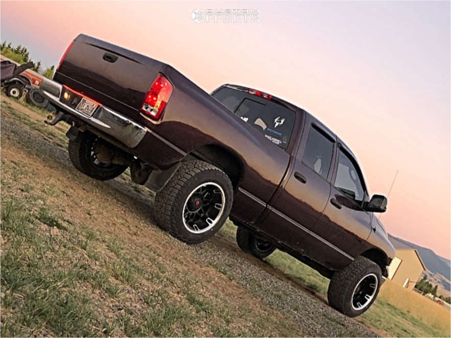 2005 Dodge Ram 1500 with 20x12 -44 Work Conquest and 305/55R20 Falken ...