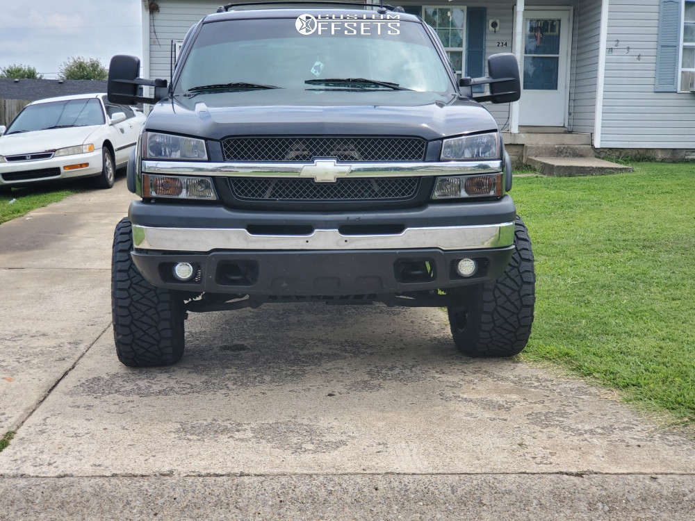 2003 Chevrolet Avalanche 1500 with 20x12 -44 Anthem Off-Road Defender ...