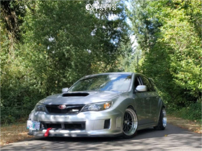 2012 Subaru WRX Wheel Offset Flush Coilovers | 782046 | Custom Offsets