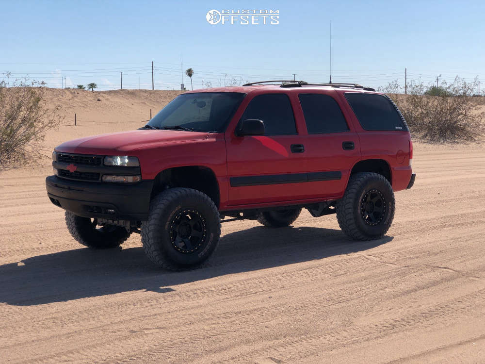 2001 Chevrolet Tahoe with 18x9 18 Method Con6 and 37/12.5R18 General ...