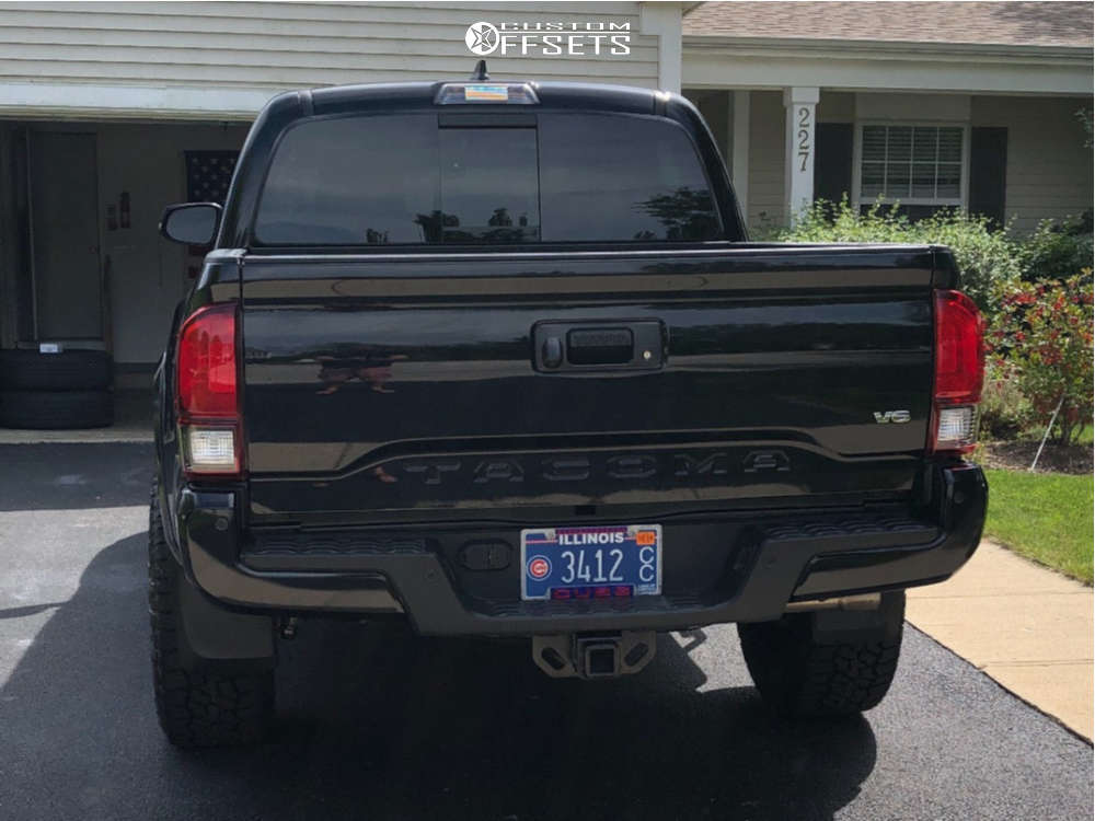 2019 Toyota Tacoma with 18x9 -12 Fuel Sledge and 285/65R18 Falken ...