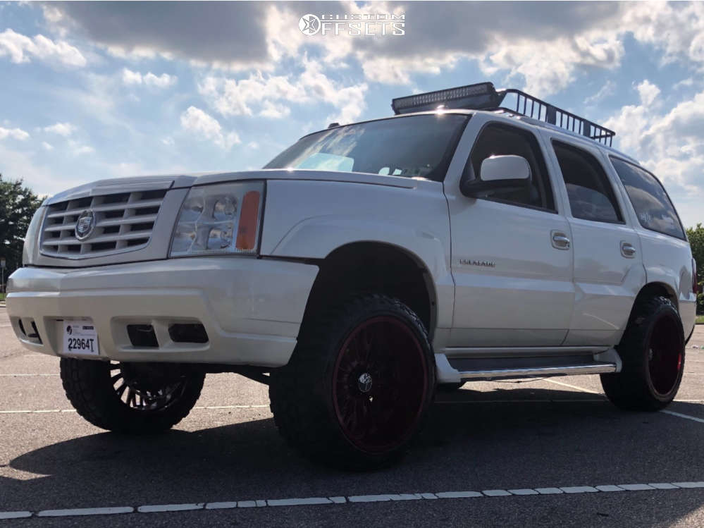 2005 Cadillac Escalade with 22x12 -44 Hostile Fury and 33/12.5R22 RBP ...